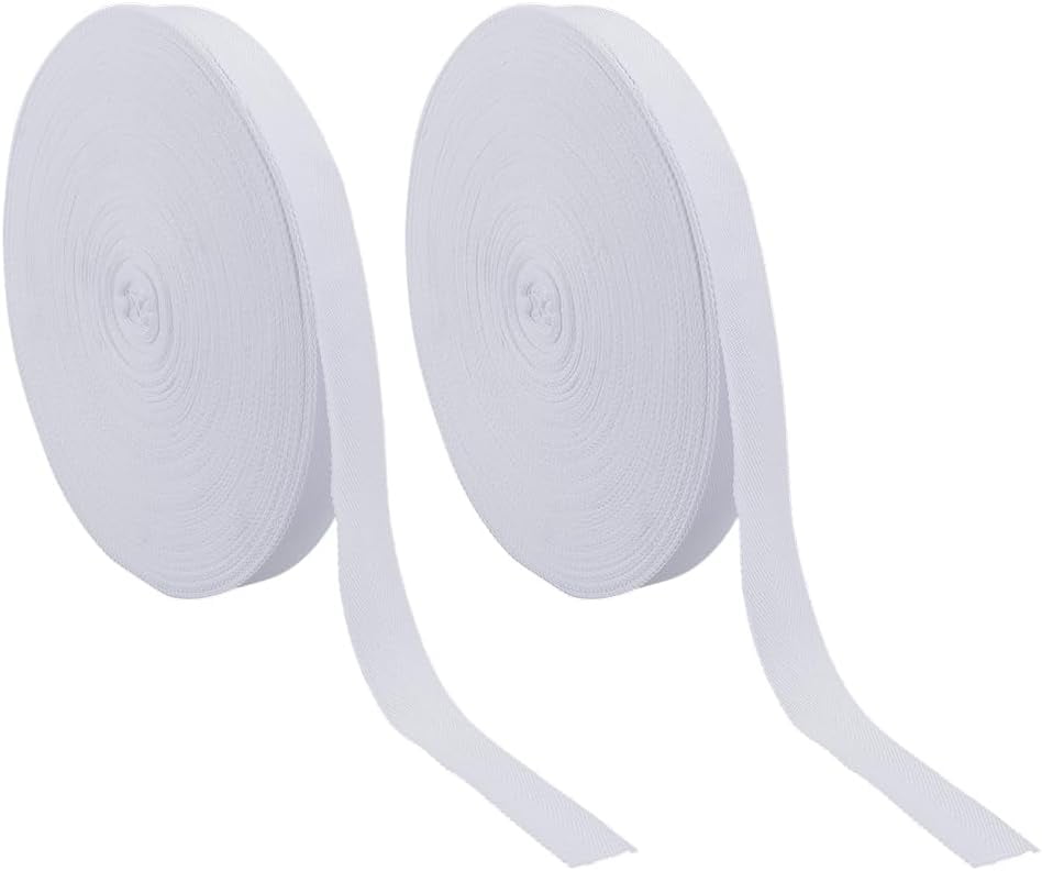 219 Yards White Polyester Webbing Strap 1 Inch Heavy Duty Webbing Tape ...