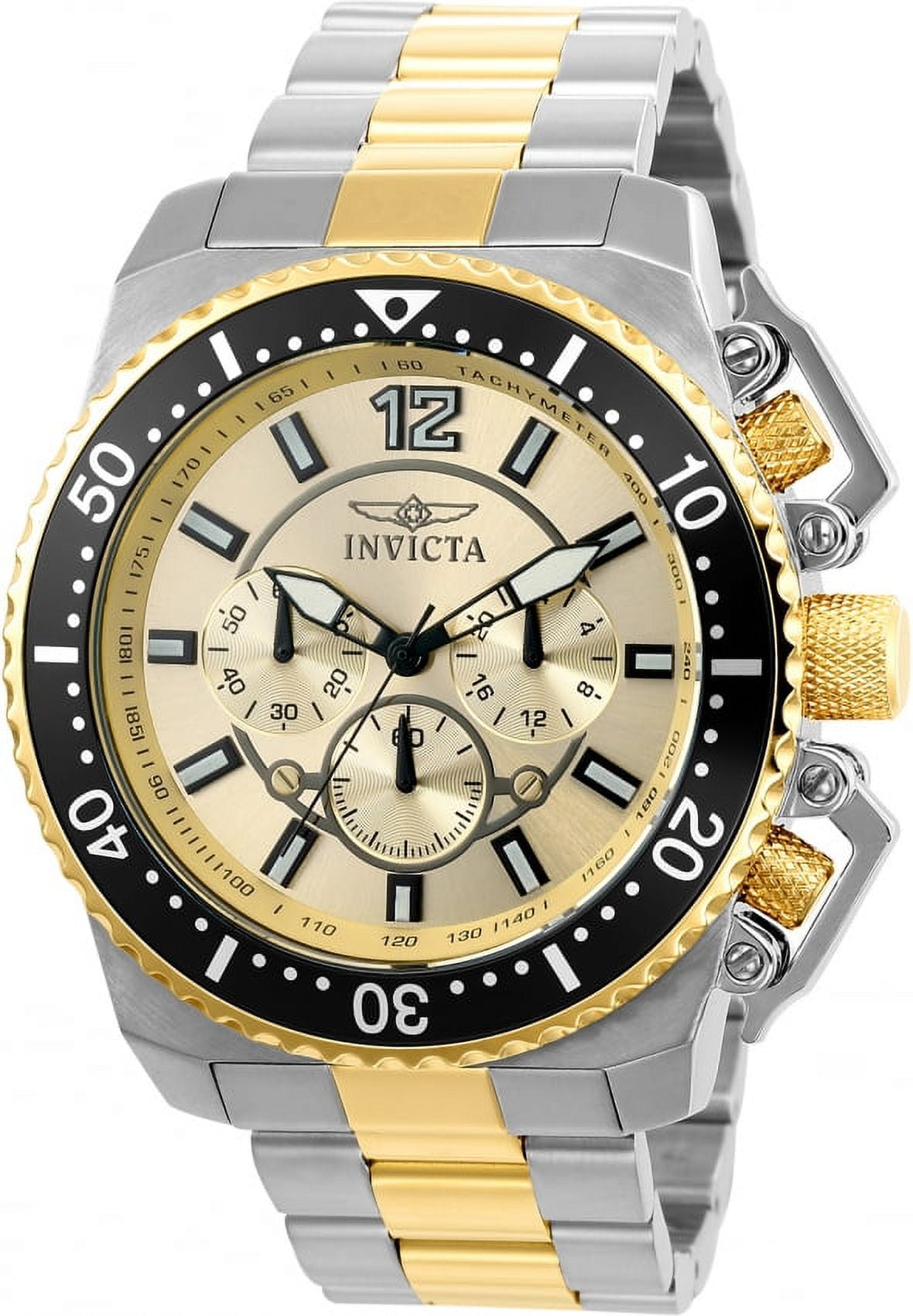 Invicta 21955 Men's 'Pro Diver' Wrist Quartz Chronograph, 2Tone ...
