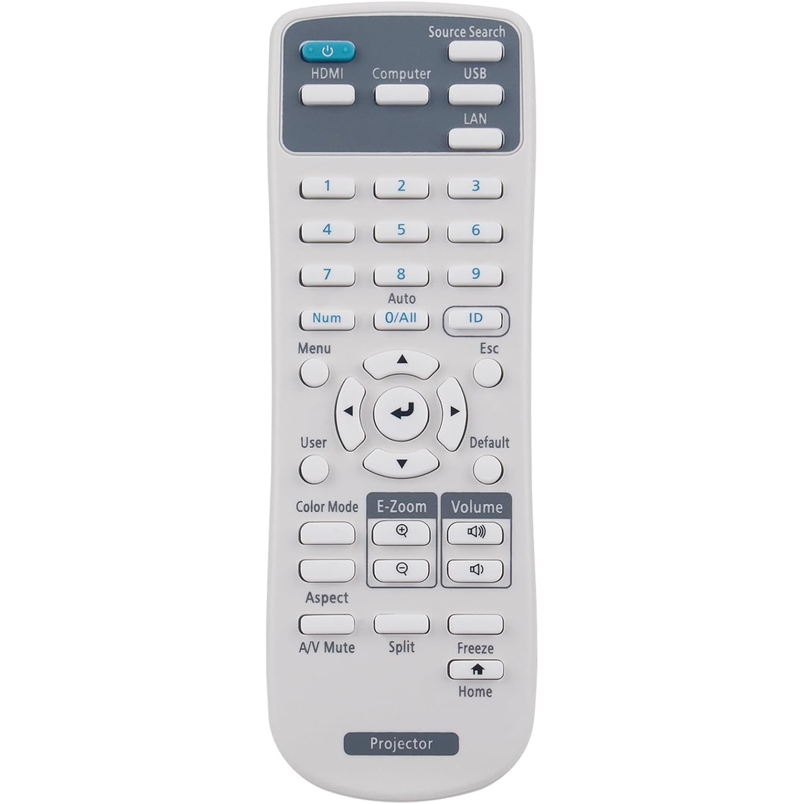 219863500 Replace Remote Control fit for Epson Projector PowerLite E20 ...