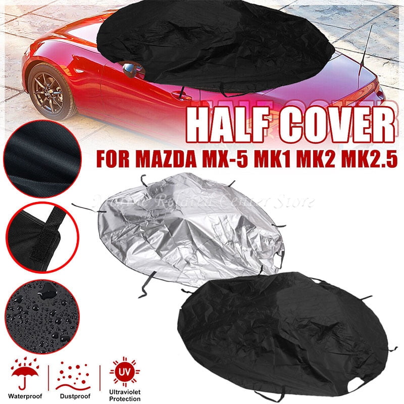 219cm*216cm 420D Car Half Cover Soft Top Roof Protect Waterproof Anti ...