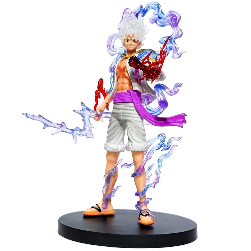 21CM One Piece Anime Action Figure Nika Luffy With Weapon Figurine PVC ...