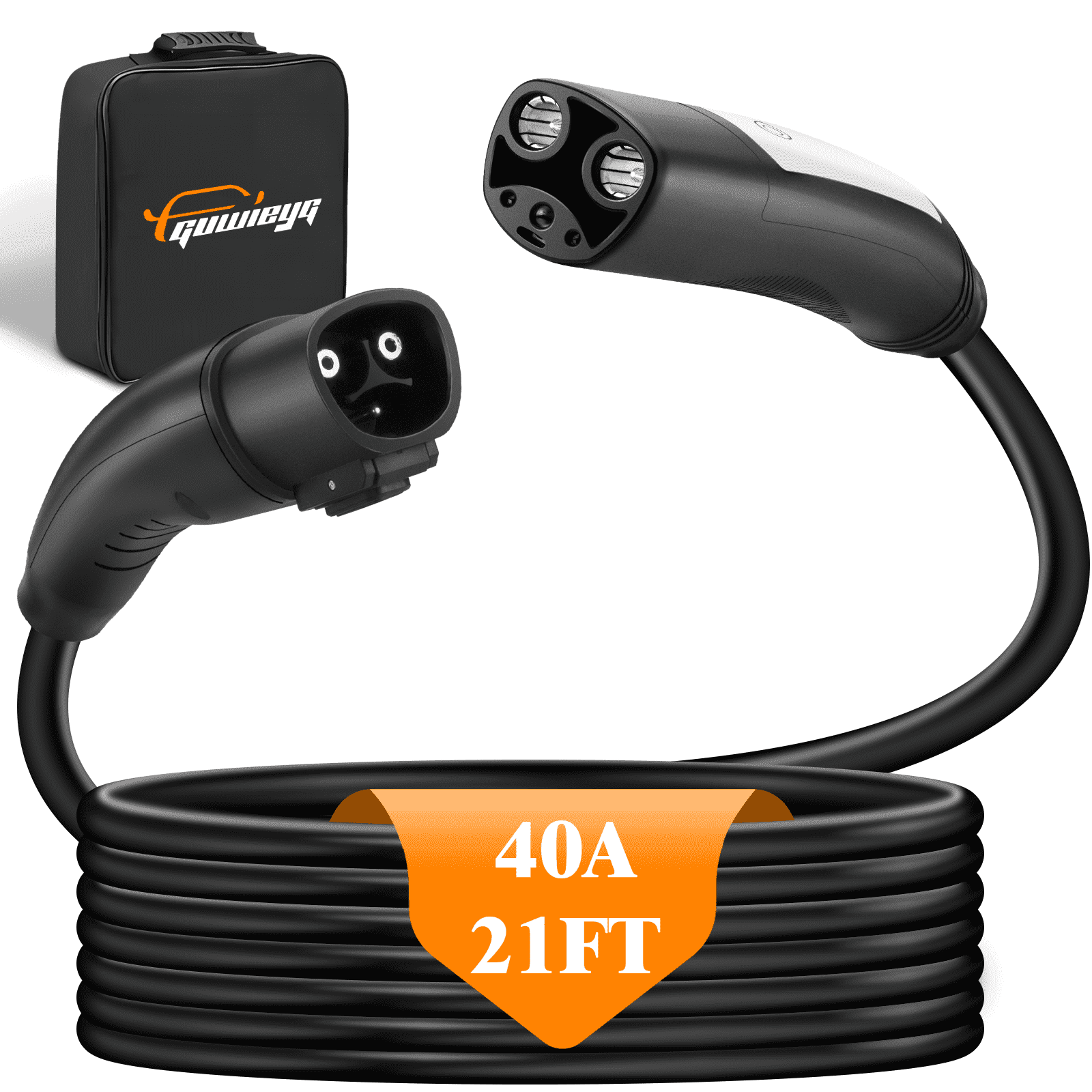 21FT NACS Extension Cord Max 40A NACS Charger Extension Cable for Model ...