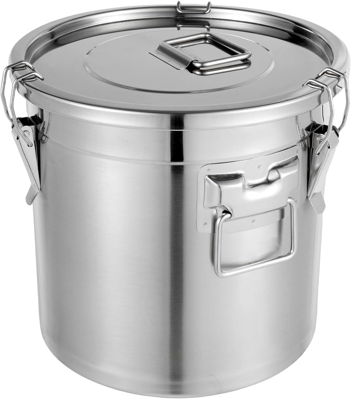 21L 304 Stainless Steel Airtight Canister with Lids, 5.5Gal Large ...