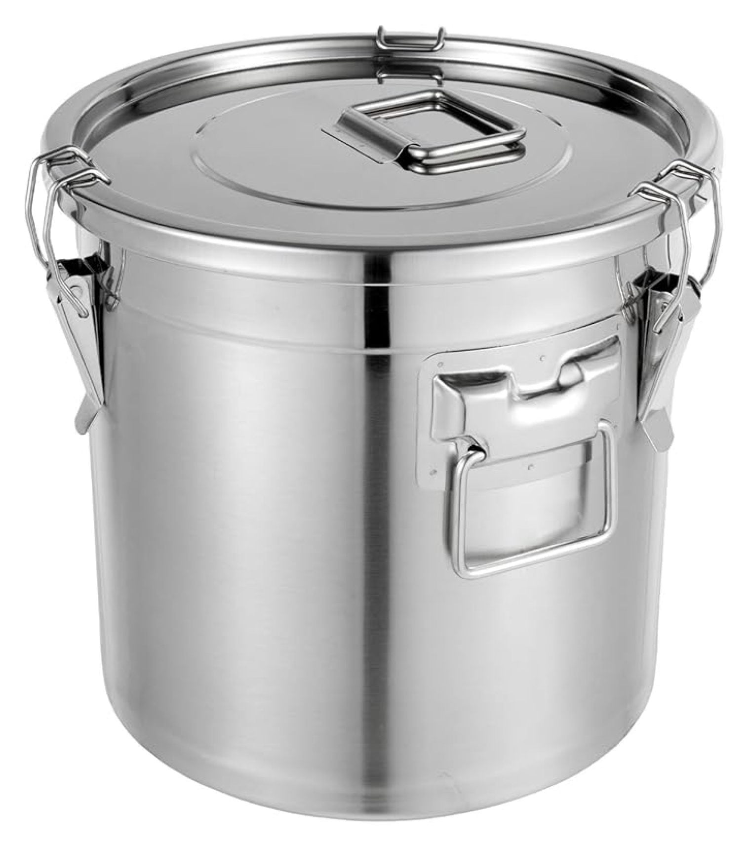 21L Stainless Steel Airtight Canister for Kitchen, Rice Cereal Grain ...