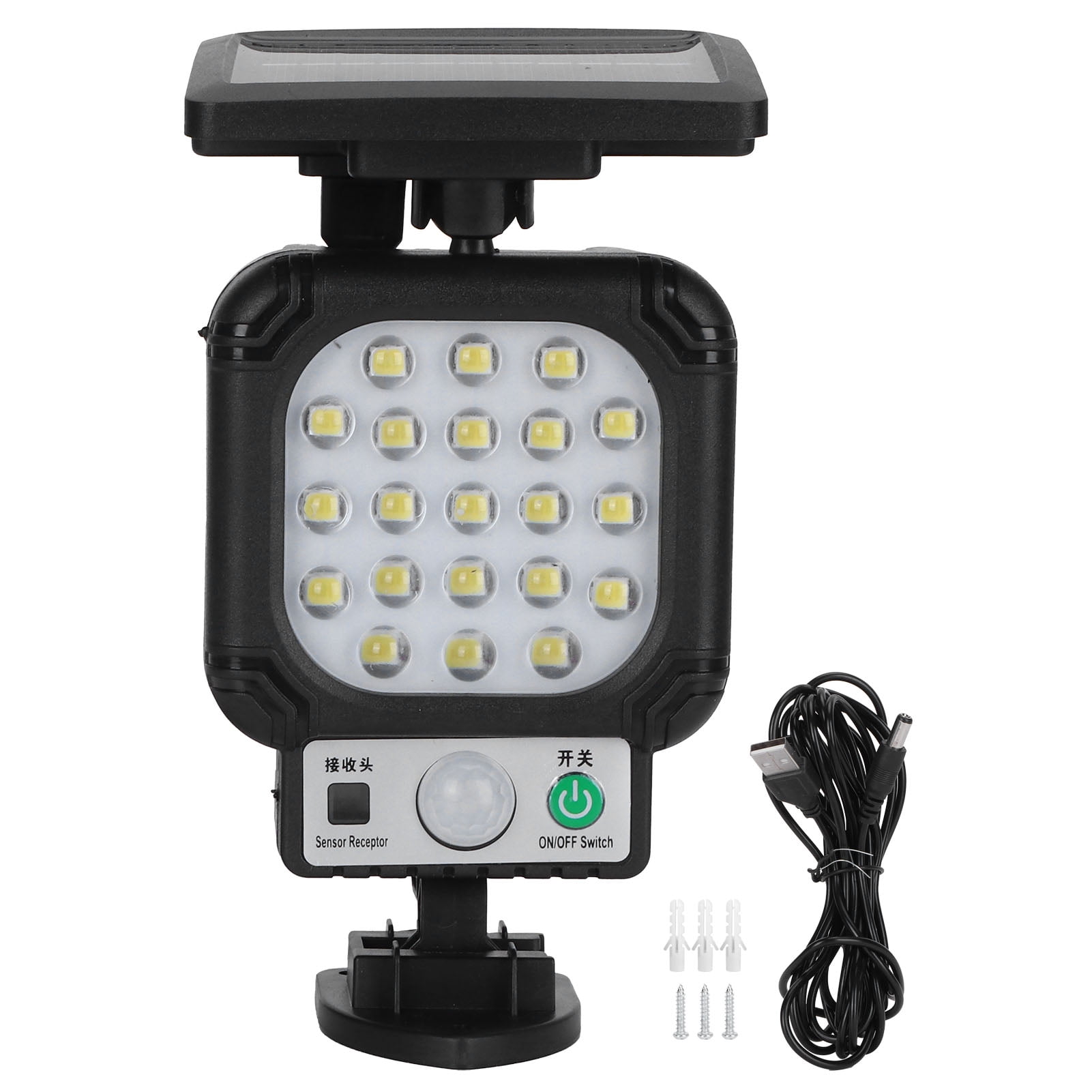 21LED Solar Power Wall Light Human Body Induction Waterproof Outdoor ...