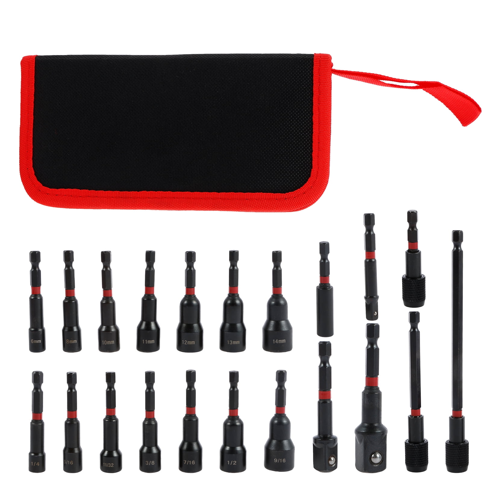 21Pcs Magnetic Nut Driver Set Screwdriver in Metal Nut Driver with ...