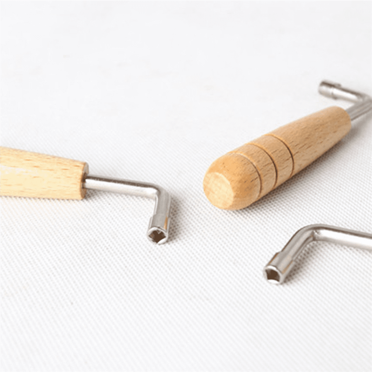 21Pcs Tuning Pins with L-Shape Tuning Wrench for Lyre Harp Strings and ...