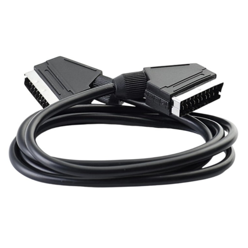 21Pin Scart Cable Scart to Scart Cord Cable Male to Male 21Pin Video ...