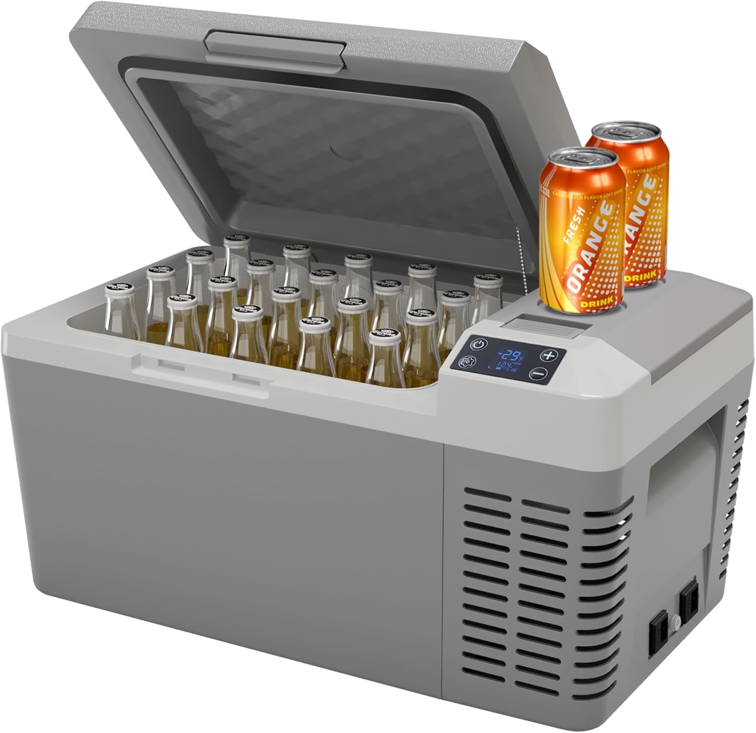 21QT (20L) Portable Car Refrigerator Freezer, Fast Cooling Electric ...