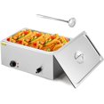21QT Electric Food Warmer, 1 Pan Stainless Steel Bain Marie Buffet ...