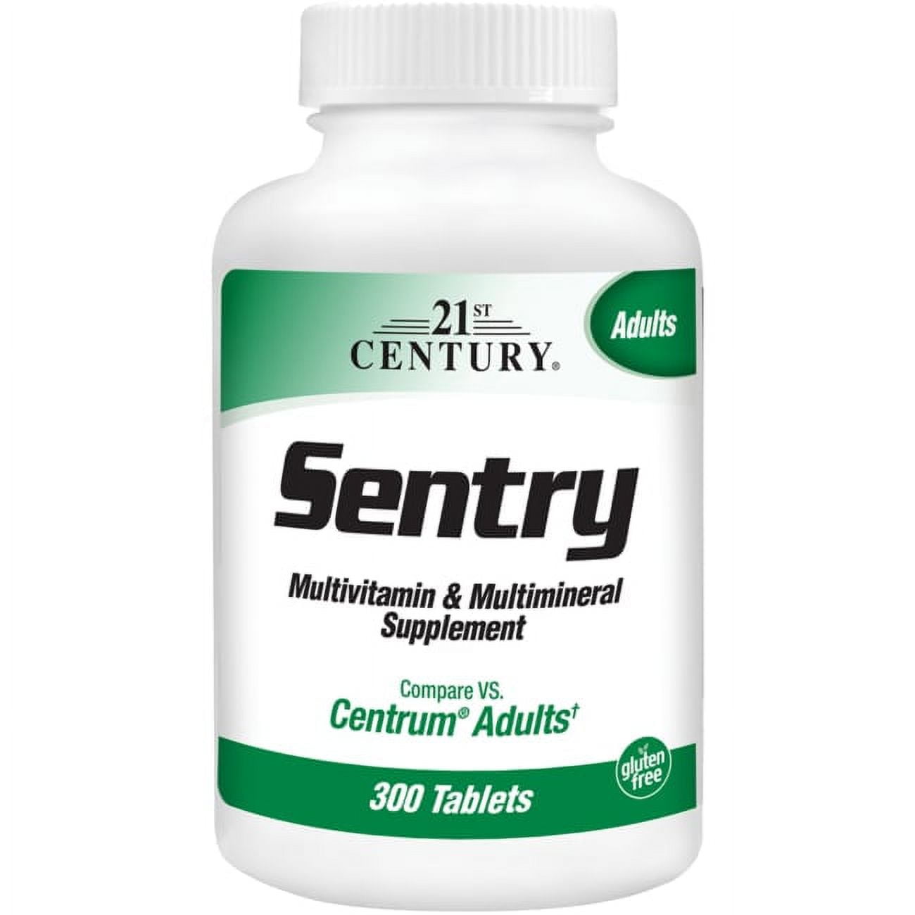 21ST CENTURY Sentry Multivitamin & Multimineral Supplement Tablets ...