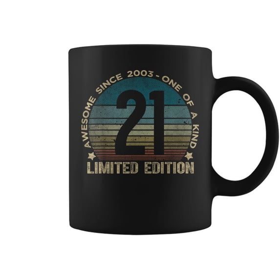 21St Birthday 21 Year Old 2003 Limited Edition Coffee Mugs - Walmart.com