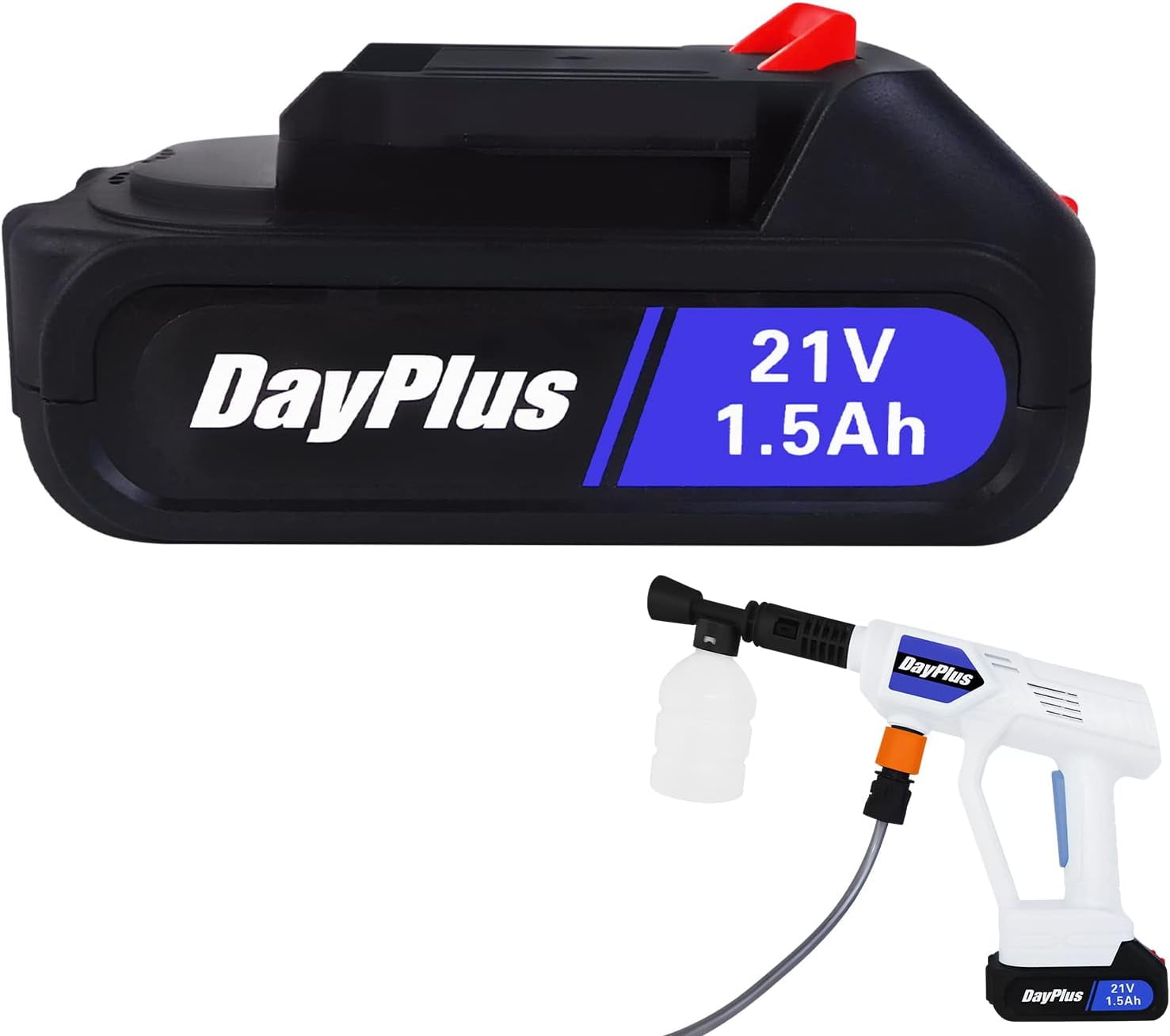 21V 1.5Ah Lithium Ion Pack, Replacement for 12 Bar Portable Power ...