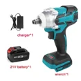 21V 15000mAh Brushless Electric Impact Wrench Compatible Makita Battery ...