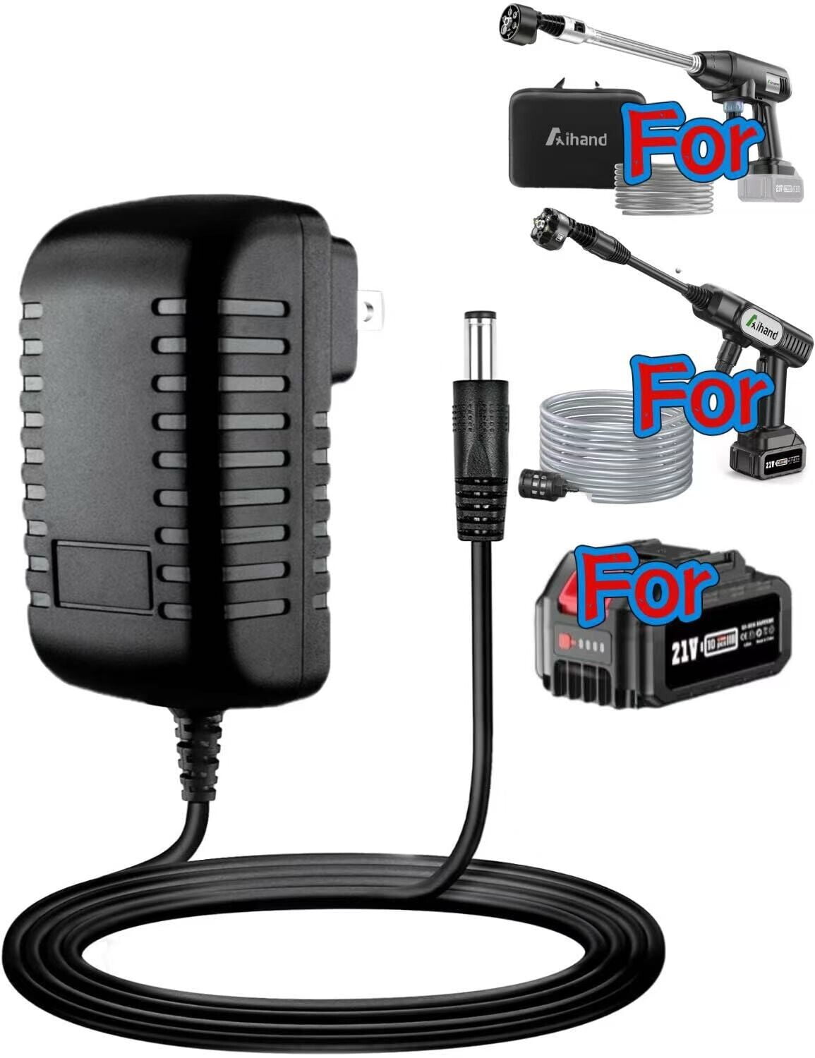21V AC Adapter For Aihand Cordless Power Washer PW101 THLZH981 PW103 ...
