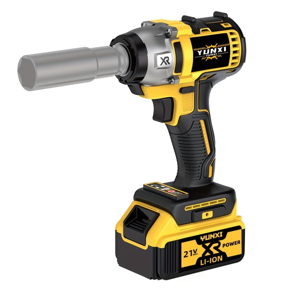 21V Cordless Brushless Impact Wrench Drill Set 4000mAh Battery Full ...