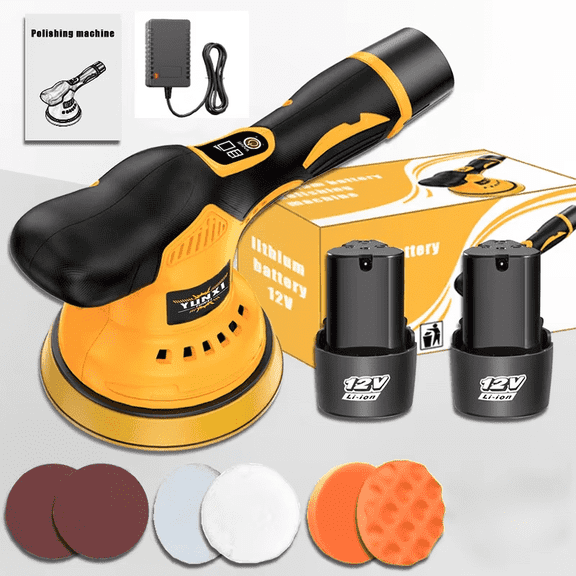 Cordless Dual Action Car Polishers for Detailing and Scratch Removal
