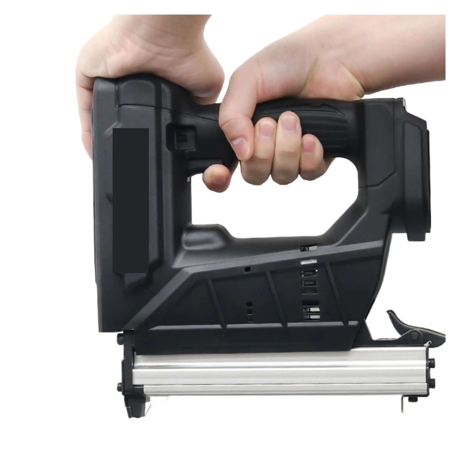 21V Cordless Electric Nail Gun Woodworking F30/422 Nailer Stapler Home ...