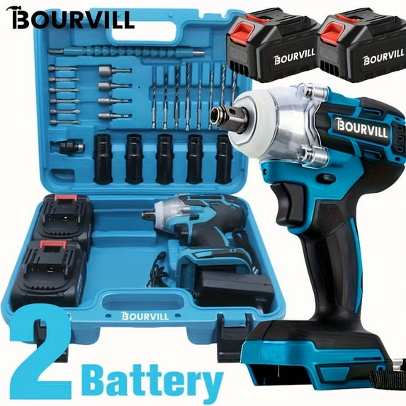 21V Cordless Impact Socket Set (No Impact Wrench) - Brushless Electric ...