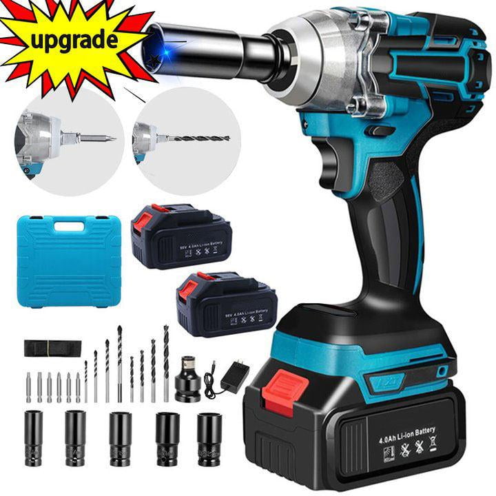 21V Cordless Impact Wrench, Impact Wrench With Charger, Lithium Ion ...