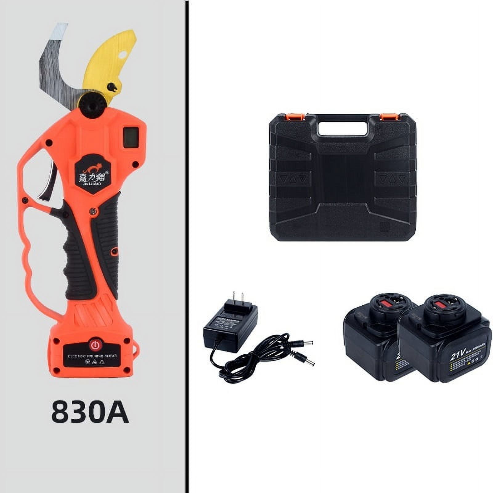 21V Cordless Pruner Shear Fruit Tree Bonsai Pruning Electric Tree ...