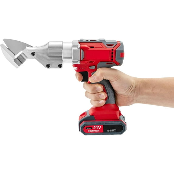21V Electric Metal Shear with Brushless Motor, 600W Dual-Speed ...