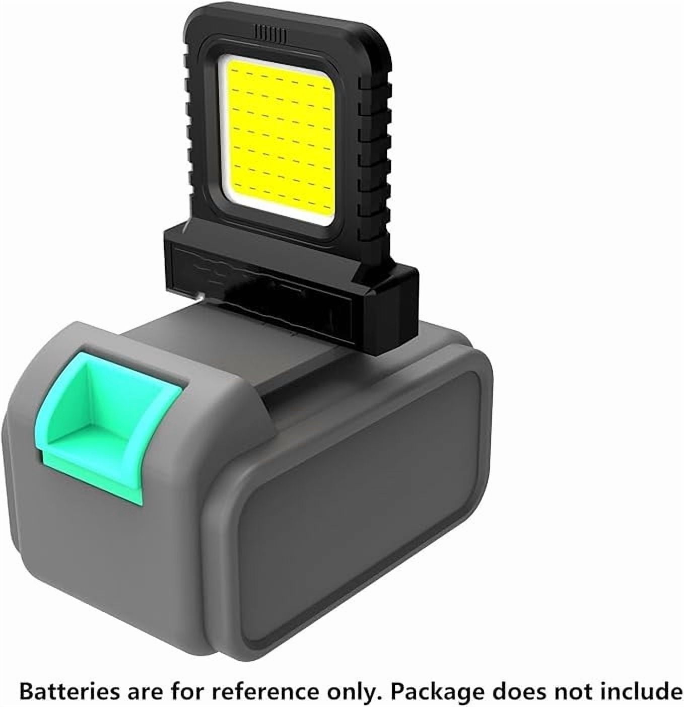 21V High Brightness LED Flood Light for Power Tool Batteries, 5000 ...