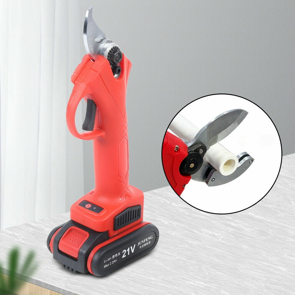 21V Water Pipe Cutting Shears Rechargeable Cutter Scissor 25MM Cordless ...
