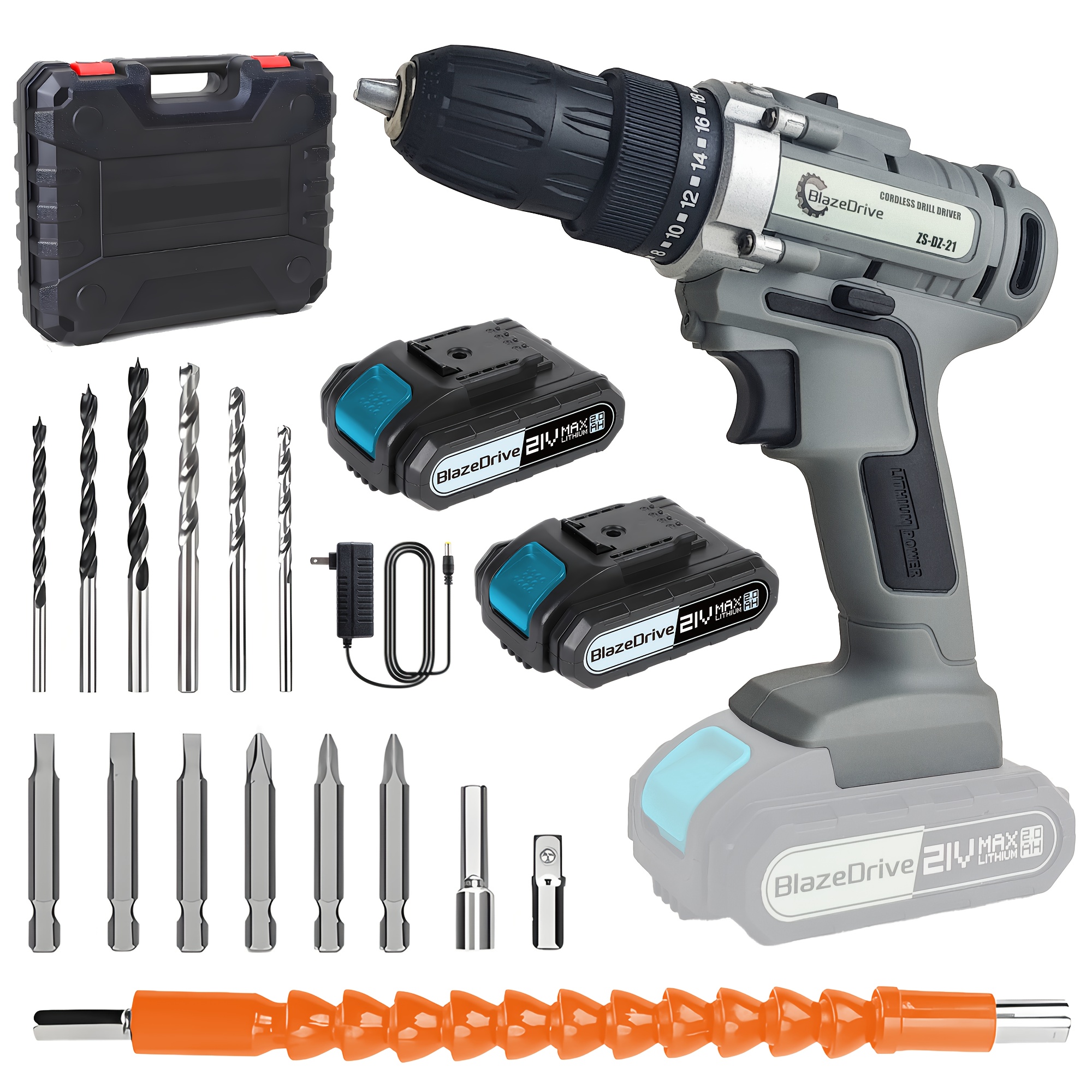 21V Wireless Impact Wrench - 1/2 Inch, 236 Ft-Lbs (320N.m) Torque ...