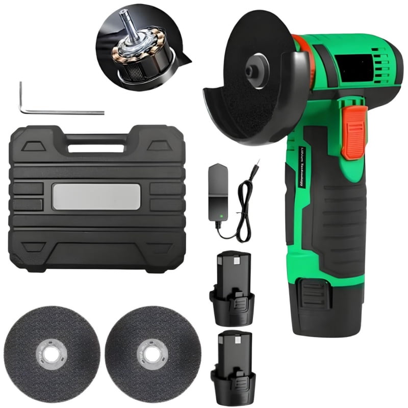 21V mini angle grinder 19500 rpm high speed electric grinder with ...