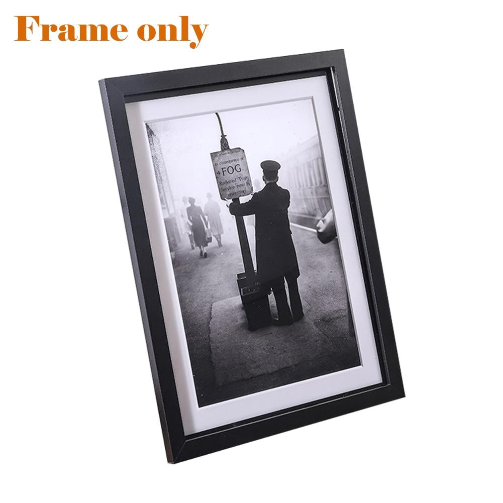 21X29.7cm Oak Wood Picture Frame Large Size Simple Wooden Photo Frame ...