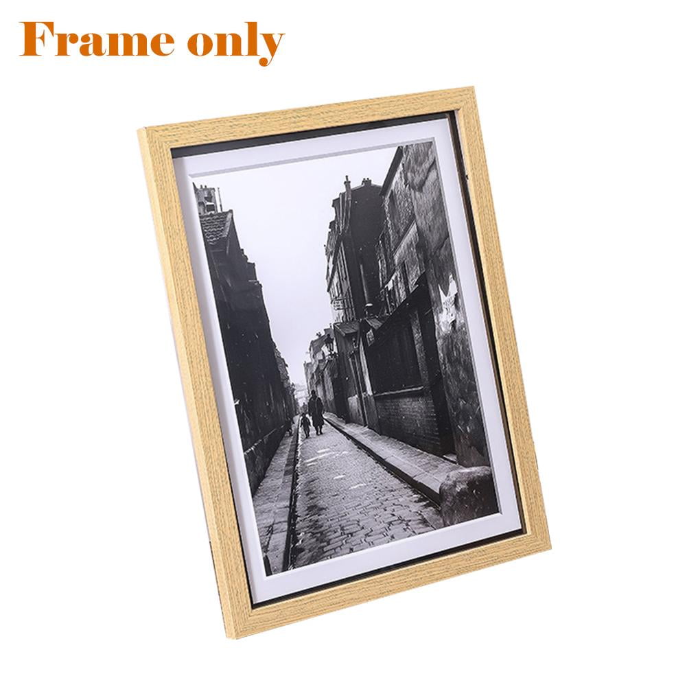 21X29.7cm Oak Wood Picture Frame Large Size Simple Wooden Photo Frame ...