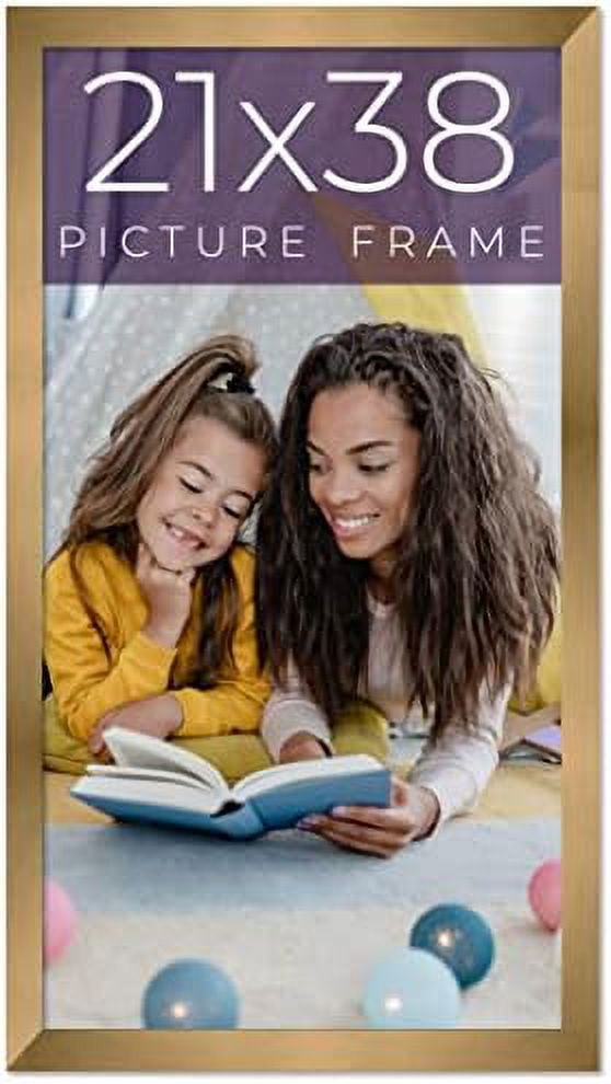 21X38 Bronze Real Wood Picture Frame Width 0.75 Inches | Interior Frame ...