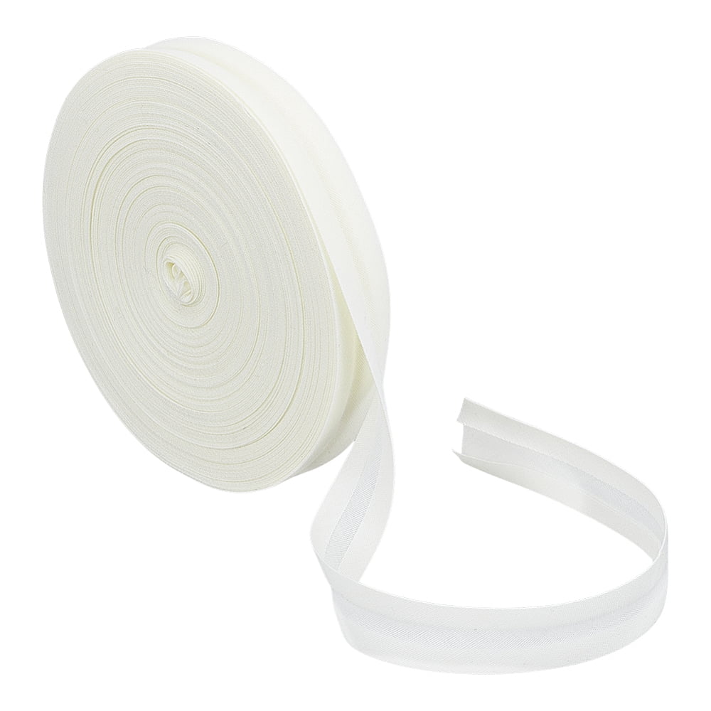 21Yards White Bias Binding Tape 5/8 Inch Polyester Cotton Hemming Tape ...