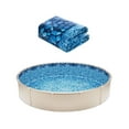 21ft Above Ground Pool Liner, Unibead Standard Gauge Replacement Liner ...