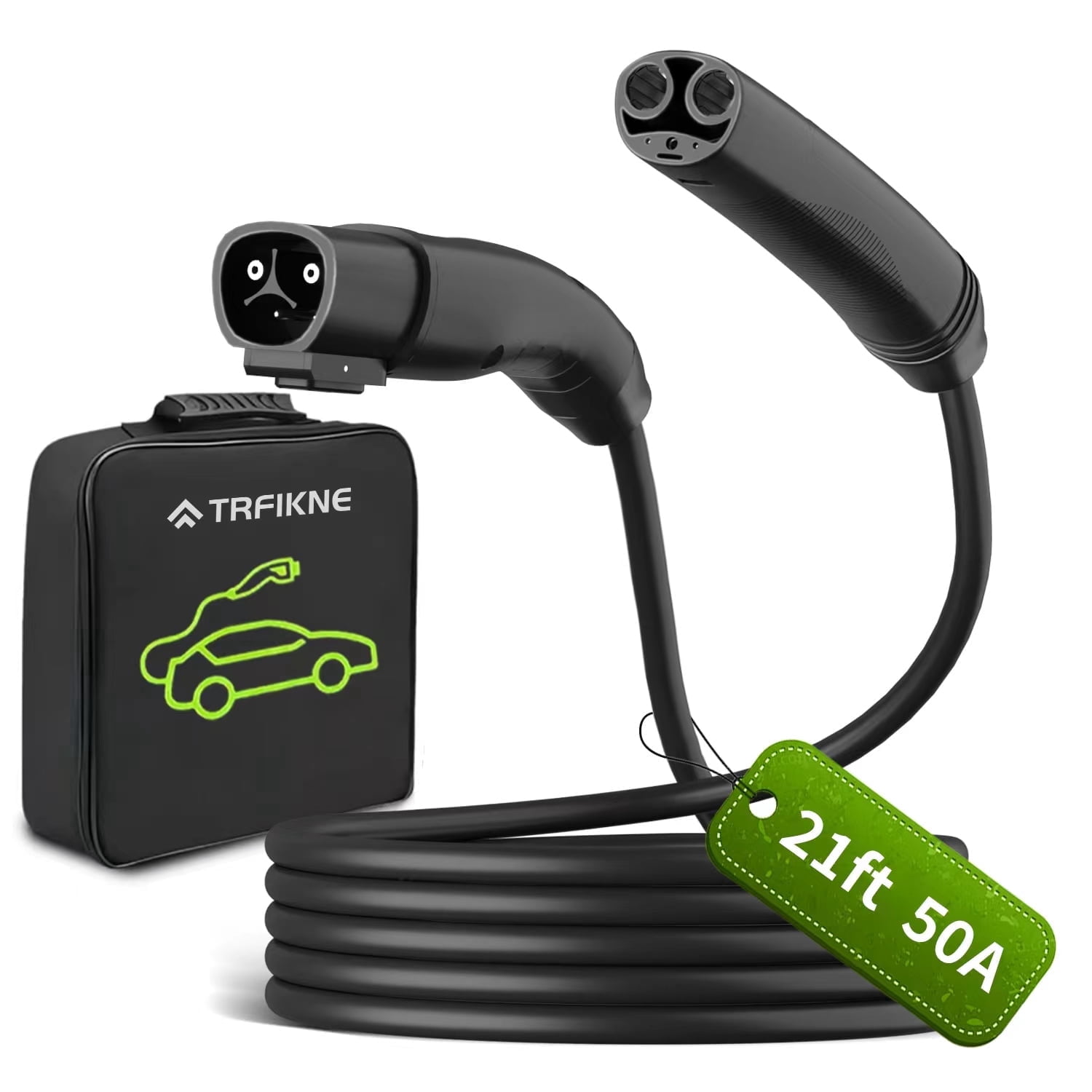 21ft Tesla Extension Cord, High Power Max AC 50A 12KW Charging Cord ...