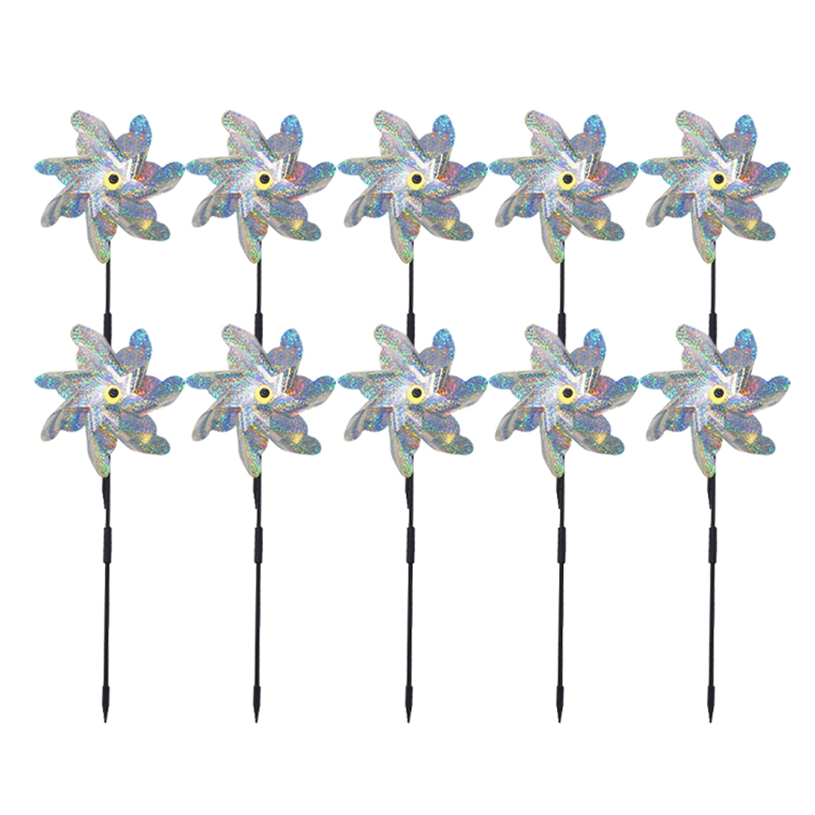 21in Pinwheels to Scare Birds Away | Reflective Pinwheel Bird Scare ...