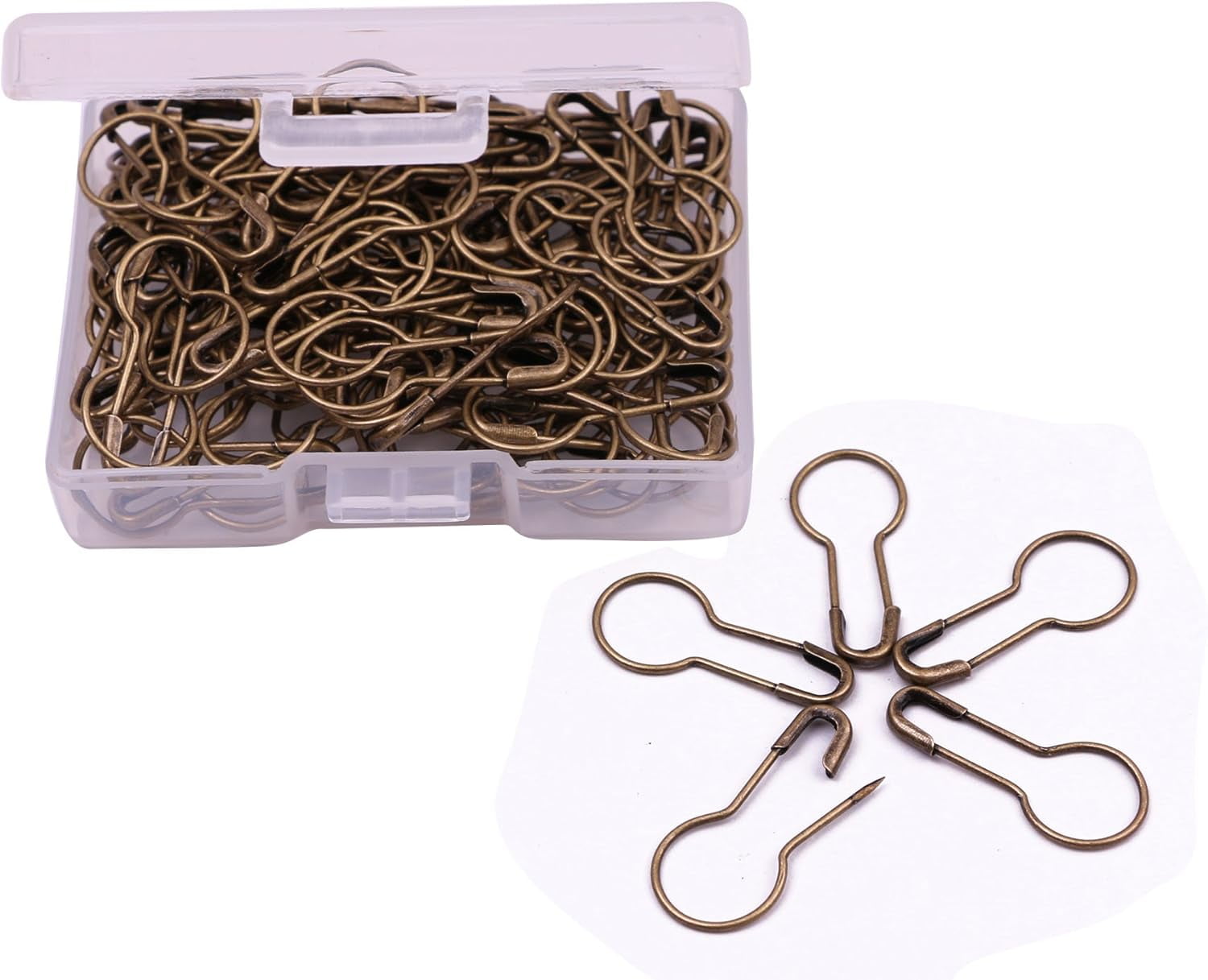 21mm/0.8 Inch Small Metal Gourd Safety Pins Bulb Guard Calabash ...