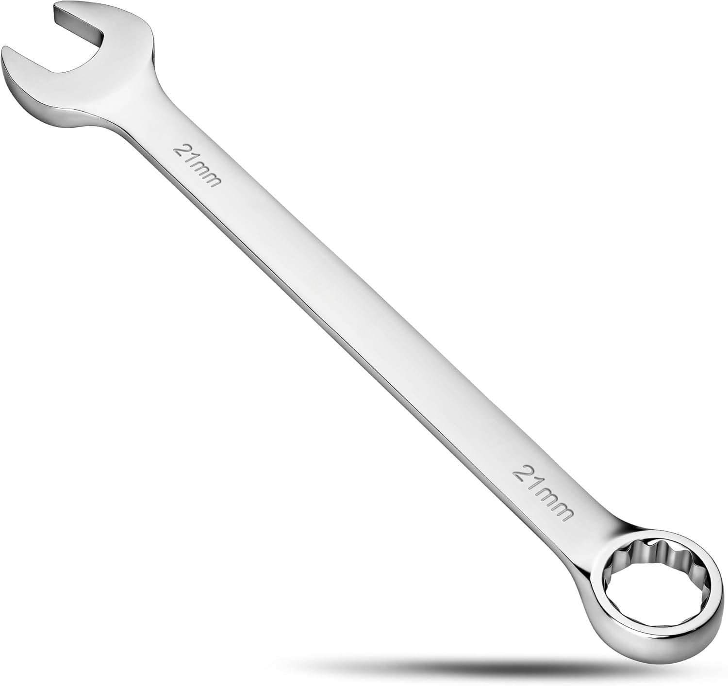 21mm Combination Wrench with 15? Offset Box End - Heavy-Duty Metric ...