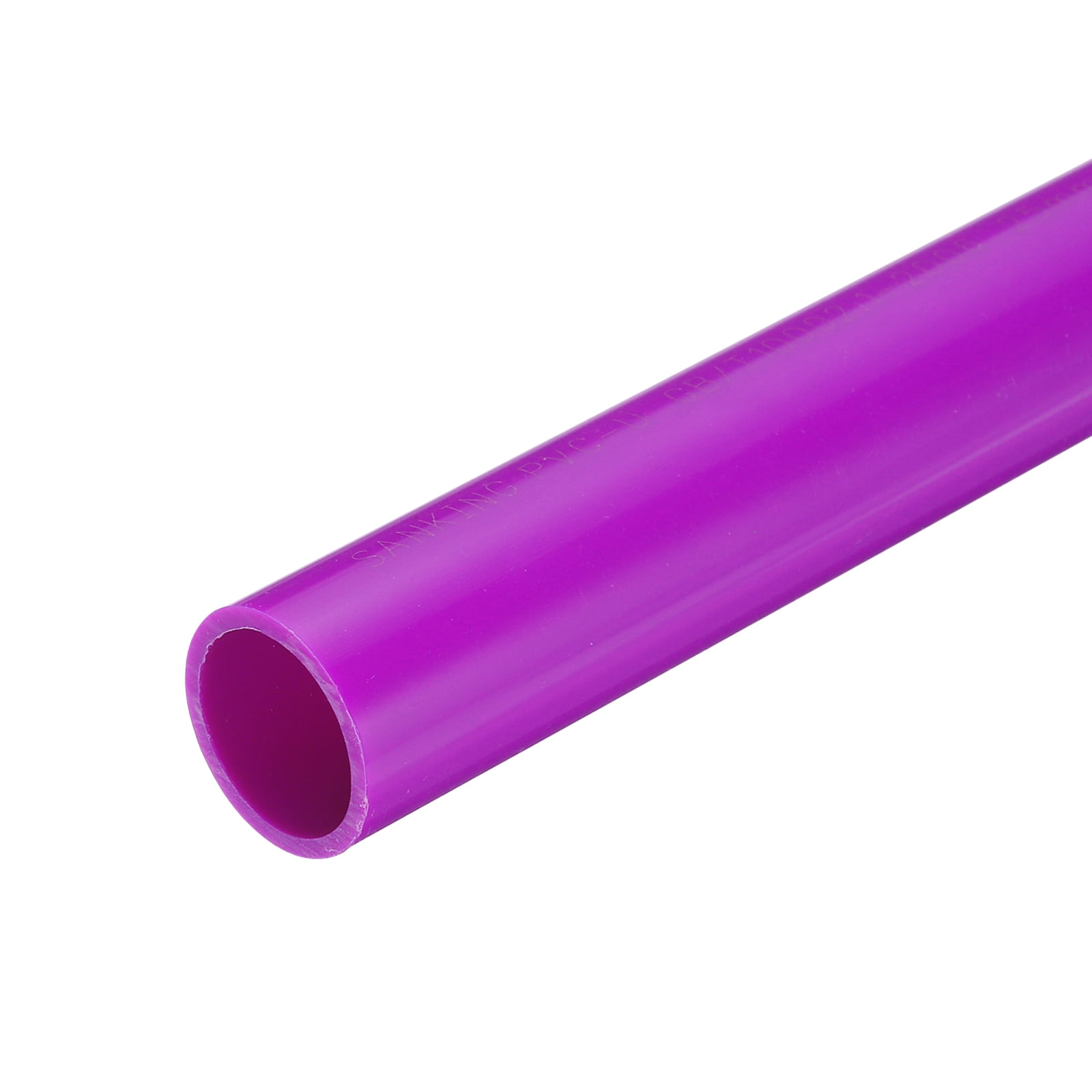 Uxcell PVC Rigid Round Pipes High Impact for Water Pipe,Crafts,Cable ...