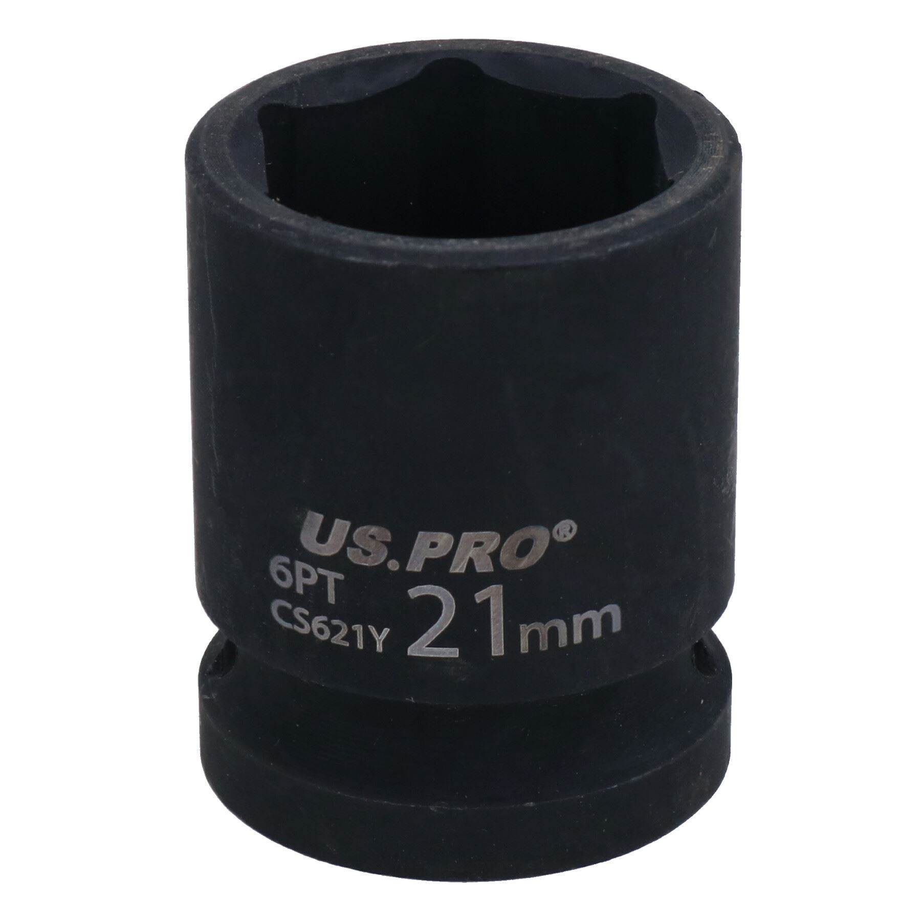 21mm Metric Shallow Impact Impacted European Style Socket 1/2" Drive 6 ...