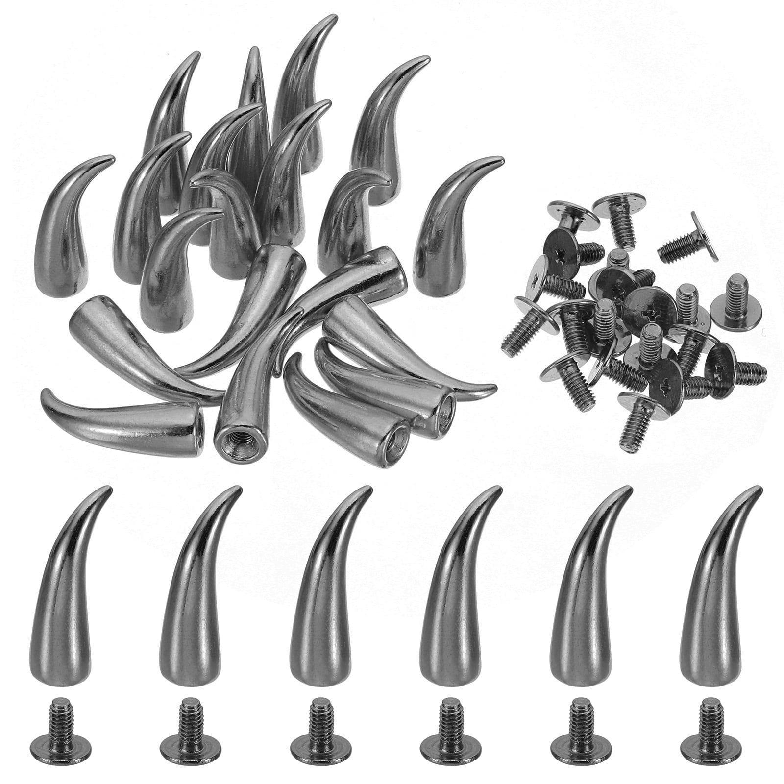 21mm Studs for Clothing, 30 Sets Studs and Spikes Leather Rivets for ...