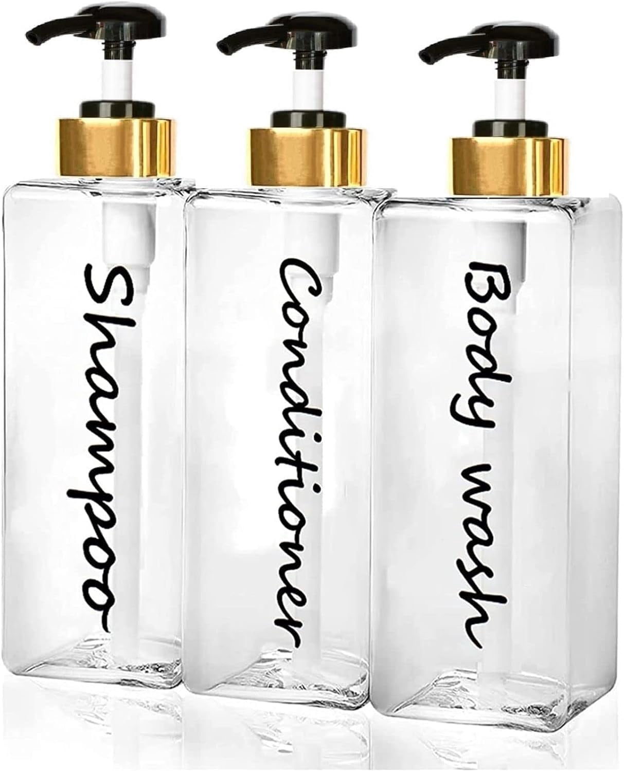 21oz shampoo dispenser - refillable shampoo and conditioner bottles ...
