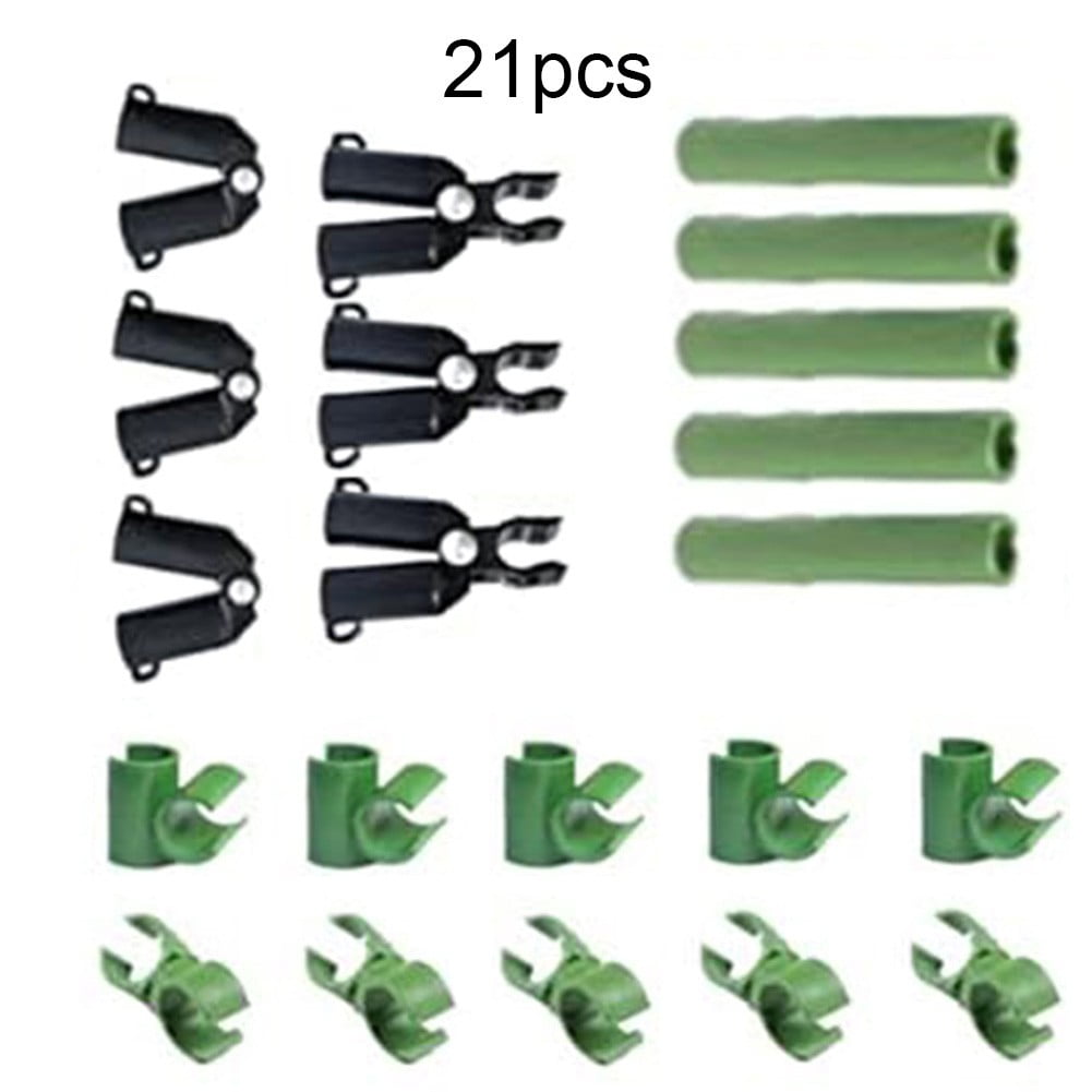 21pcs Adjustable Plant Garden Trellis Connector Buckle Clips Greenhouse ...