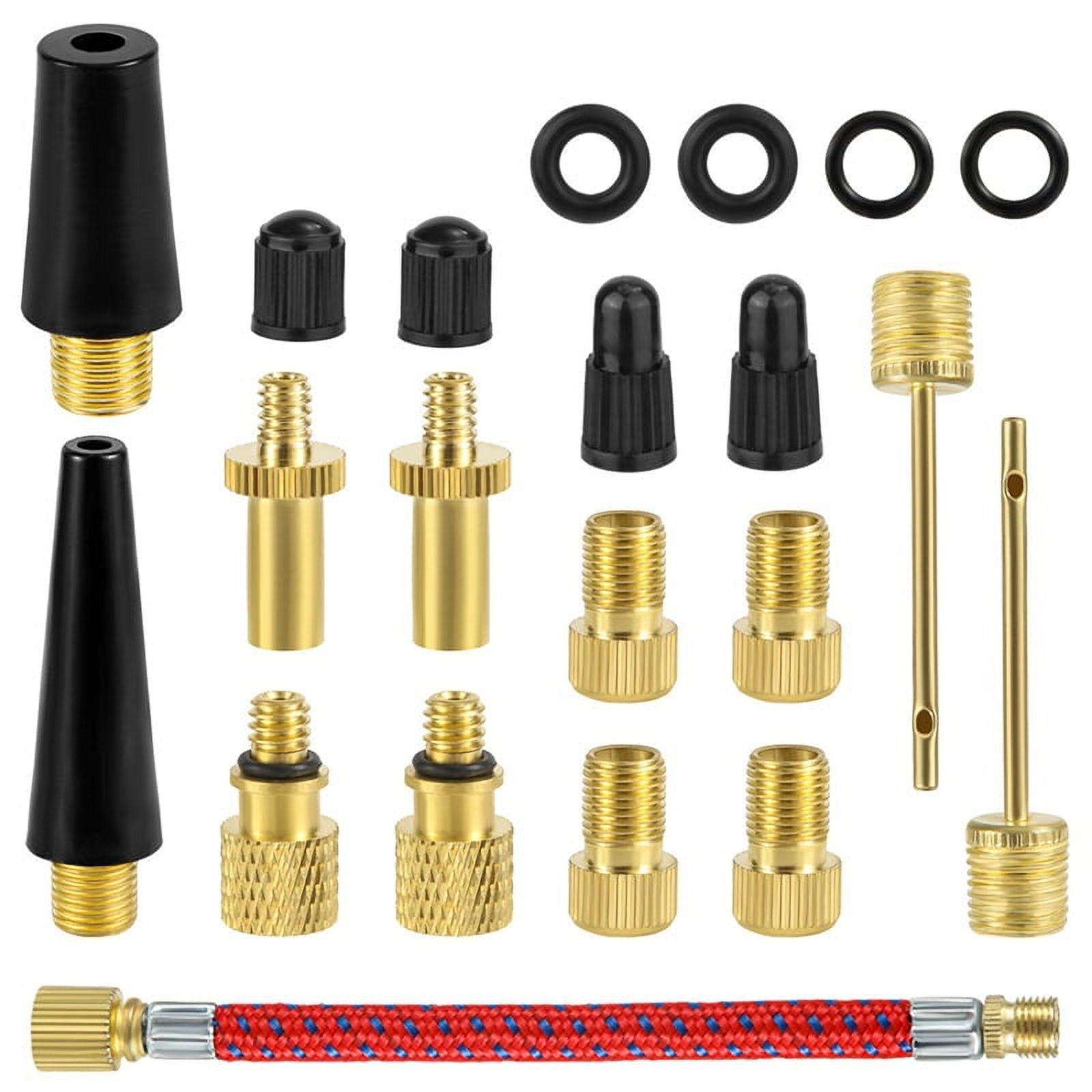 21pcs Bicycle Valve Adapter Sleeve Bicycle Valve Adapter Valve ...