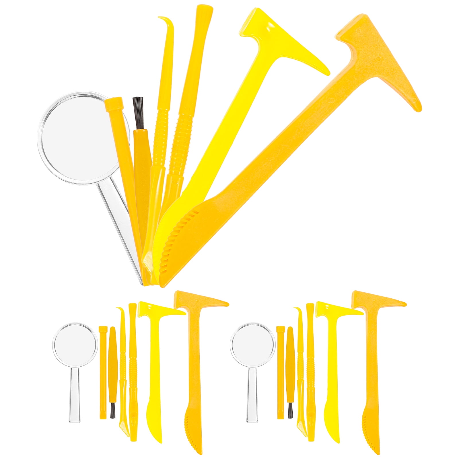 21pcs Digging Hammer Chisel Brush Archaeological Excavation Tools ...