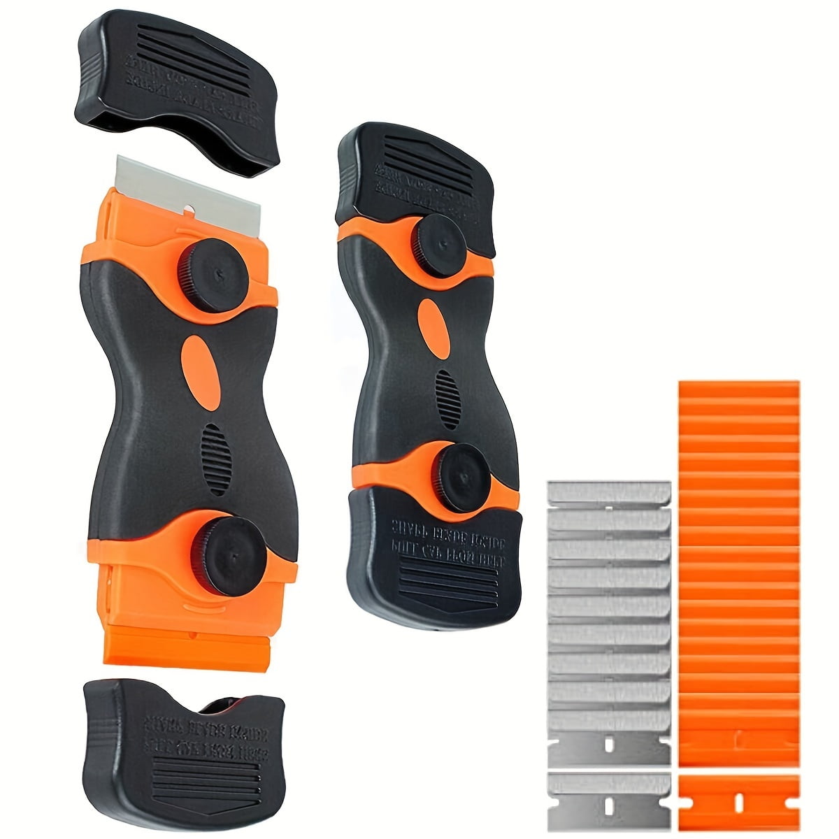 21pcs Razor Blade Scraper Double Edge Razor Scraper Remover Tool with ...