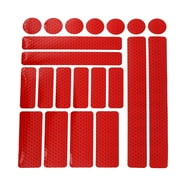 10pcs Reflective Stickers Arrow Shape Safety Tape Reflector Universal ...