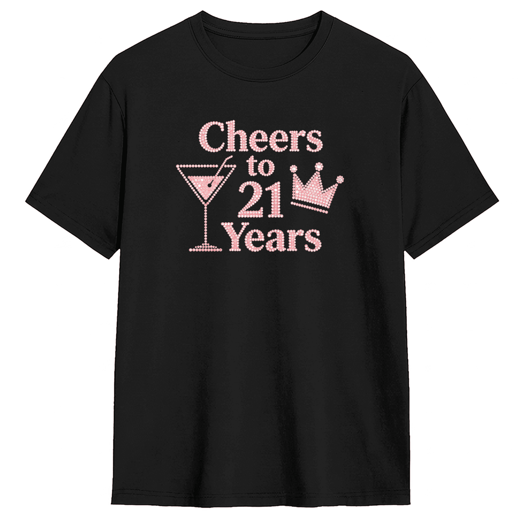 21st Birthday Cheers Party Art Vintage Graphic Tee for Women, Fun ...