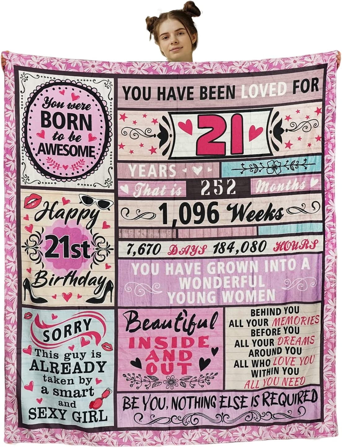 21st Birthday Gifts for Her, Best Birthday Gifts for 21 Year Old Female, Daughter, Women, Girl ...